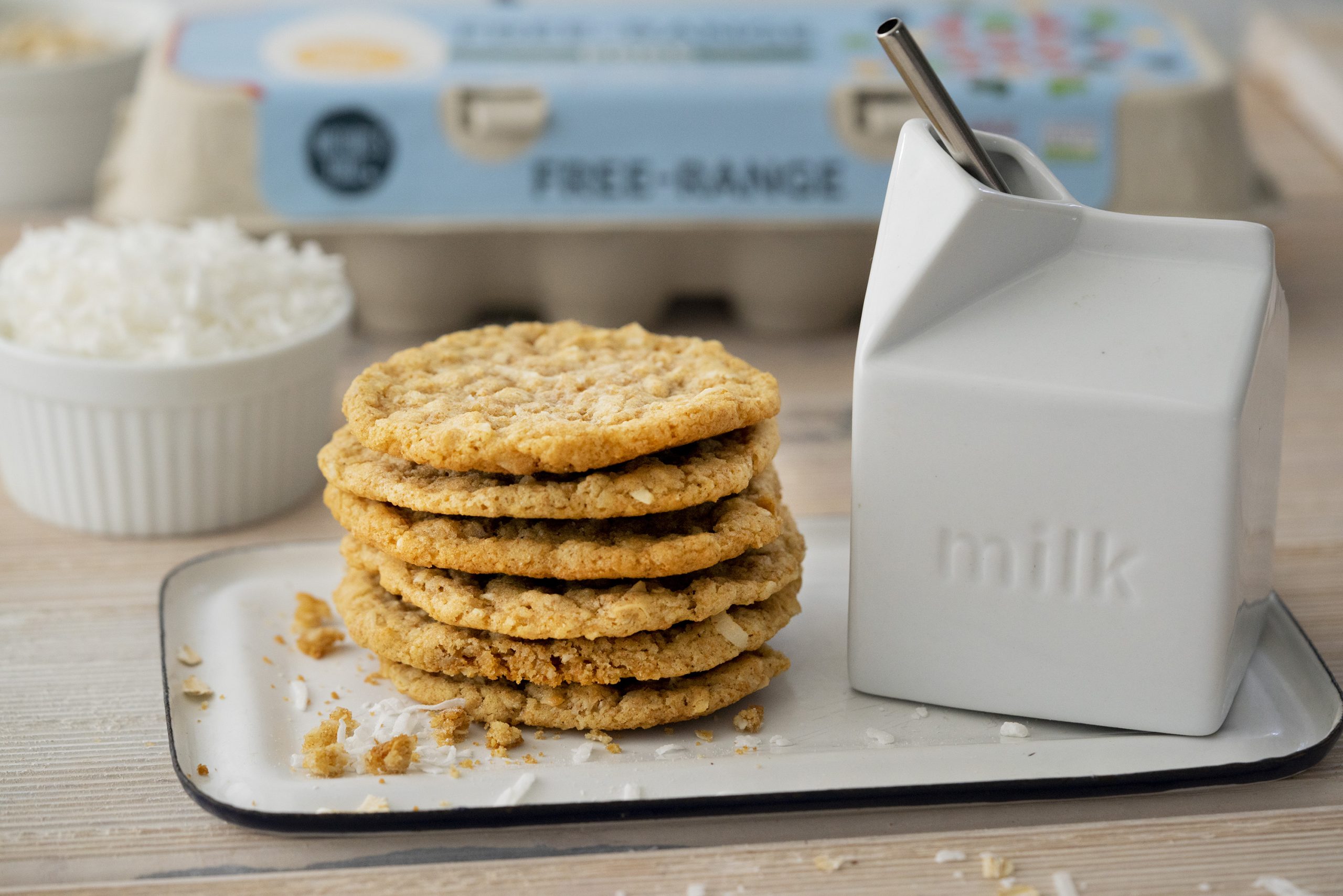 Old-Fashioned Coconut Cookies - Nature's Yoke - Free-Range Eggs